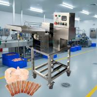 China 120Pcs/Min Shrimp Processing Machine Adjustable Speed Prawn Deshelling Machine for sale