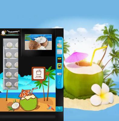 China Fresh Coconut Automatic Food Vending Machine Multifunctional Smart Touch Screen for sale