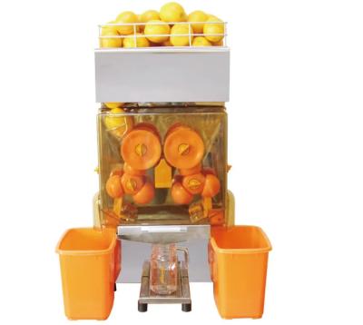China 220V / 110V vers Gedrukt Oranje Juice Machine Commercial Auto Orange Juicer Te koop