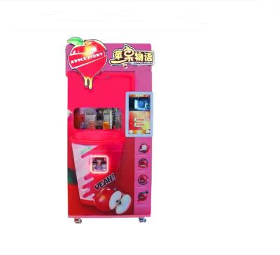 China 24 uren Apple Juice Vending Machine 500W voor Supermarktenwinkelcomplexxen Te koop