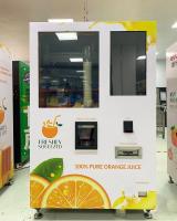 China Freshly squeezed orange juice vending machine for sale