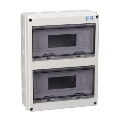 China HT 24 Way IP65 Waterproof Outdoor Electrical Enclosure Distribution Plastic Switch Box for sale