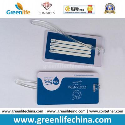 China Custom Blue Color Good Quality Luggage Tag/ Name Tag for sale