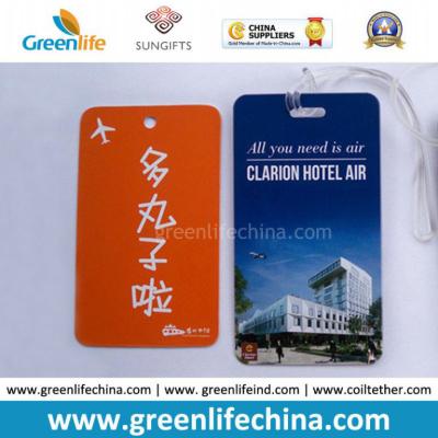China Hard PVC Promotional Gift Custom Advertismental Baggage Tag for sale