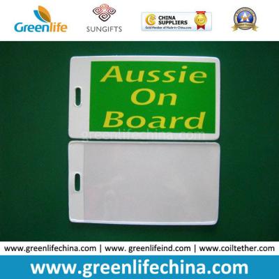 China Factory Supply PVC Pocket Luggage Tag Ready with Paper Insert for sale