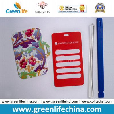 China Various Shape PVC Luggage Tag with Custom Special Logo Design for sale