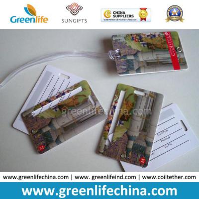 China OEM Factory Product Custom Printing Plastic Hard Luggage Tags for sale