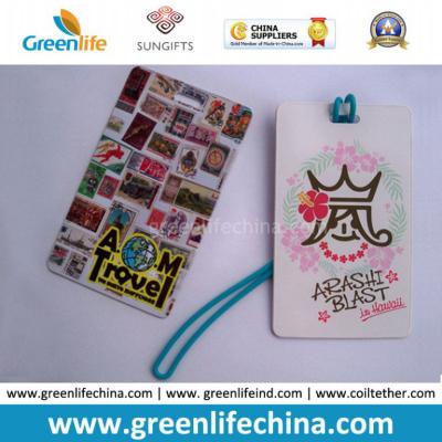 China Personalized Full Color Print Plastic PVC Luggage ID Name Tag for sale