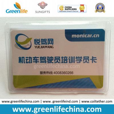 China Transparent Clear Soft PVC Pouch Holder for Luggage Tag for sale