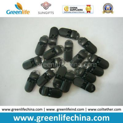 China Plastic Black Small Popular 32mm Alligator Lid Badge Clips for sale