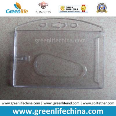 China ID Busniess Badge Holder Rigid Plastic Office Stationery for sale