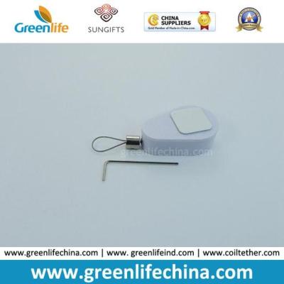China White Plastic Retracting Retail Display Box Holder for Anti-Shoplifting for sale