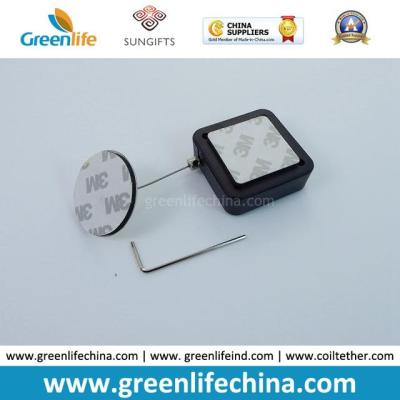 China Simple Plastic Square Retracting Cable Pull Device for Retail Safety for sale