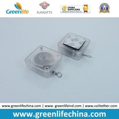 China Plastic Clear Shell Square Heavy Duty Security Pull Retracting Recoiler for sale