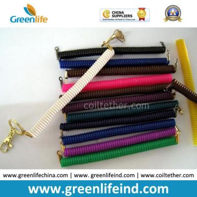 China Custom OEM Flexible Coiled Lanyard Phone Strap Safe Spring Hook for sale