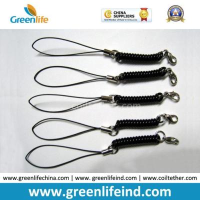 China Short Cell Phone Spiral Coil Strap Fashion Security Cord for sale