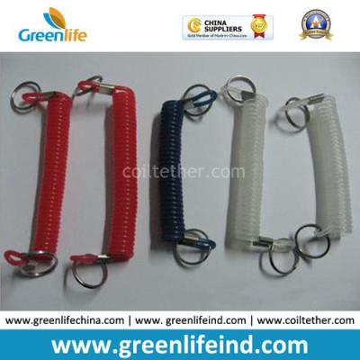 China Popular Bungee Spiral Coil Cord W/Key Ring Ends for sale