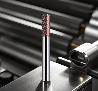 China Four Flute Square End Mills High Toughness With High Speed Steel Material for sale