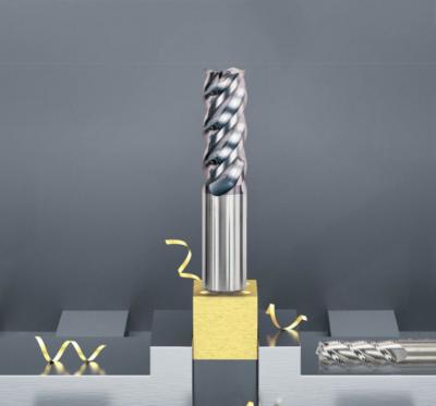 China 4 Flute Cnc End Mills For Aluminum Wear Resistant For Aerospace for sale