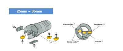China High Performance Deep Hole Drill Bit Single Flute Cutting Tool ISO9001 for sale