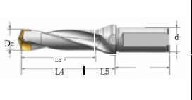 China Dc 12.5-42mm Exchangeable Tip Drill High Performance For Different Applications for sale