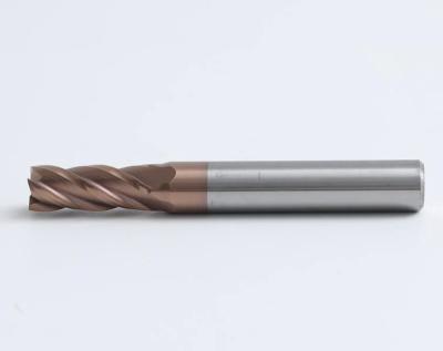 China TiN Coated Square End Drill Bit 4 Flutes For High Precision Milling for sale