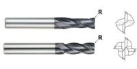 China 2 Flutes Corner Radius End Mills 35 Degrees Helix Angle Durable High Strength for sale