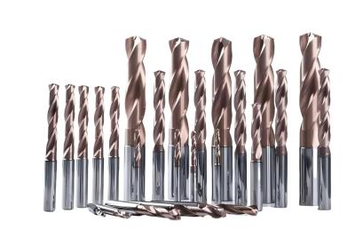 China Cylindrical Shank Carbide Drill Reamer Solid Carbide Drill Bits High Efficiency For Aerospace for sale