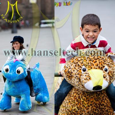 中国 Hansel の硬貨によって作動させる歩く乗車の電子おもちゃ 販売のため