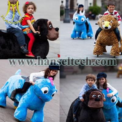 中国 Hansel のサファリの涼しい子供の乗車の娯楽乗車の歩く動物は製造業者に乗ります 販売のため