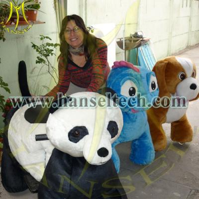 中国 Hansel の硬貨によって作動させる子供の乗車車の電池式の乗車動物 販売のため