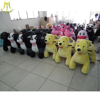 中国 Hansel はプラシ天動物のプラシ天によってモーターを備えられた元気な乗車のショッピング モールの動物の乗車にモーターを備えました 販売のため