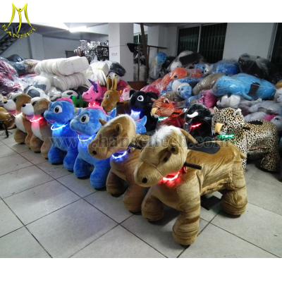 中国 Hansel の屋外の娯楽のための硬貨によって作動させる歩く動物のおもちゃ車は乗ります 販売のため