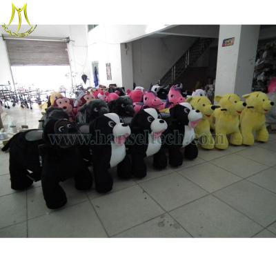 China Hansel 2016 high quality animal ride electrical battery operated car outdoor coin kiddie rides for sale