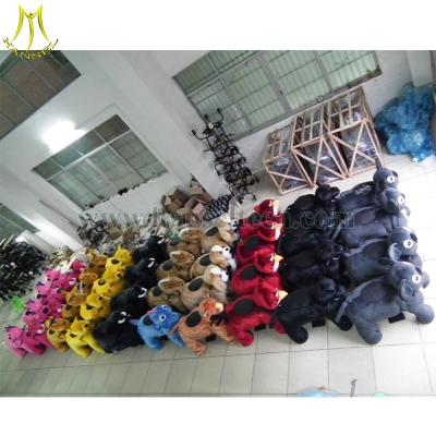 中国 Hansel 2016 high quality Kids Coin Operated Game Machine Walk Pet Horse Animal Green Dinosaur Animal Ride 販売のため