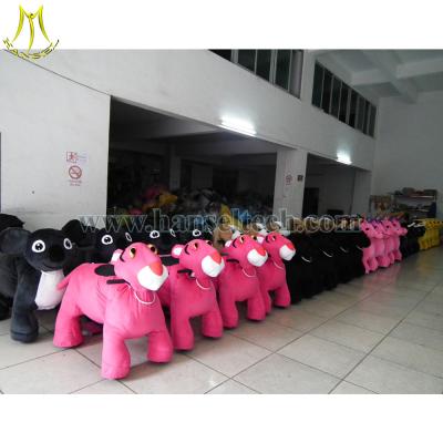 中国 Hansel 2016 Kids Coin Operated Game Machine Electrical Lifelike Walking Toys Animal Ride For Mall 販売のため