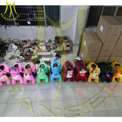中国 Hansel 2016 high quality Animated Electronic Plush Toys Zoo Animal Scooter Ride On Furry Animal 販売のため
