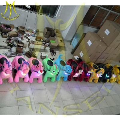 中国 Hansel 2016 high quality Amusement Riding Plush Child Toy Plush Animal Electric Scooter Zippy Animal Ride 販売のため