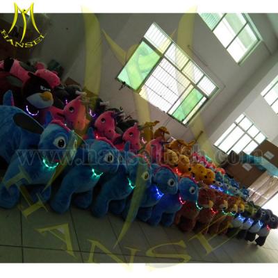 中国 Hansel 2016 manufacture childs ride car on china zippy motorcycle turn right and left battery powered kids riding animal 販売のため