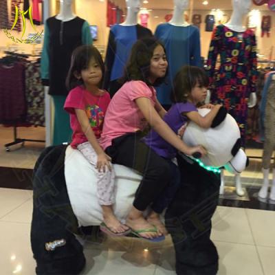 Hansel cheap factory mall ride on animal coin operated dinosaur ride scooter