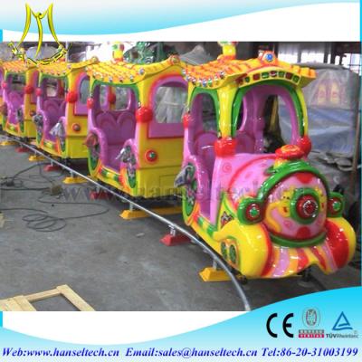 中国 Hansel hot selling amusement game machine amusement park rides mini train for kids 販売のため