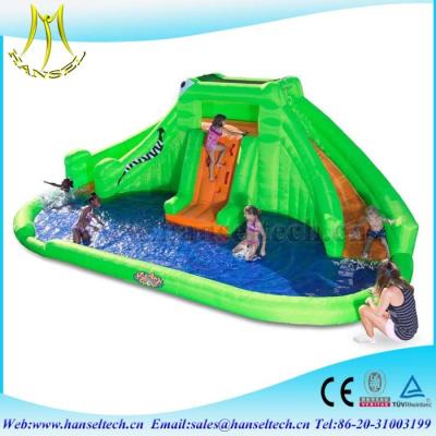 中国 Hansel commercial outdoor use chldren party equipment inflatable jumping water slide 販売のため