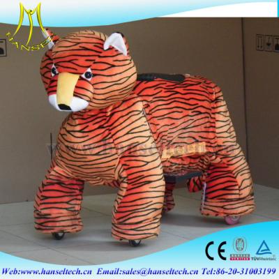 China Hansel high quality battery coin electric swings kiddy ride amusement party moving outdoor mini carousel rides for sale for sale