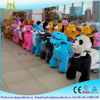 中国 Hansel hot selling battery coin electric swings kiddy ride amusement party moving outdoor 4 wheel kid ride electric 販売のため