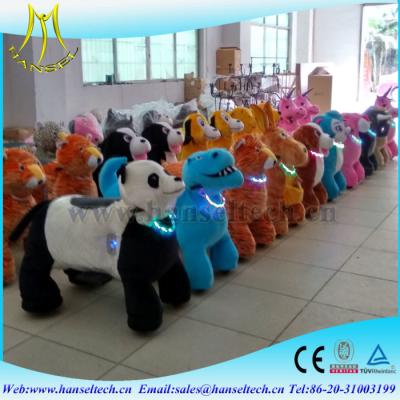 中国 hansel electric horse rider amusement park rides coin operated electronic machine outdoor playground walking robot ride 販売のため