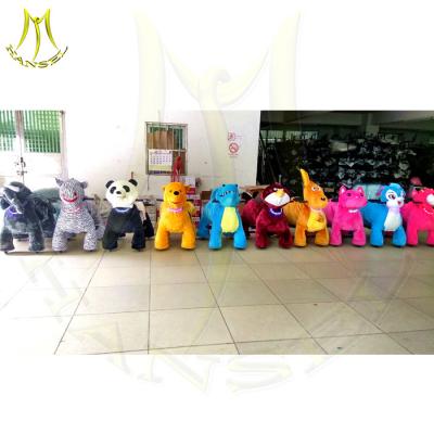 中国 Hansel coin operated boxing machine kiddie rides entertainment play equipment electronic hot sale factory animal scooter 販売のため