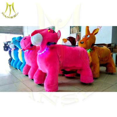 中国 Hansel battery coin rides for kids animal toy ride animal charging toy amusement park moving fun rides animal 販売のため