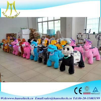 China Hansel battery operated ride toys playground equipment rocking electronic battery powered ride on animals in mall for sale