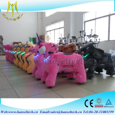 中国 Hansel indoor games coin's games children park items playground equipment children token operated animal motorided 販売のため