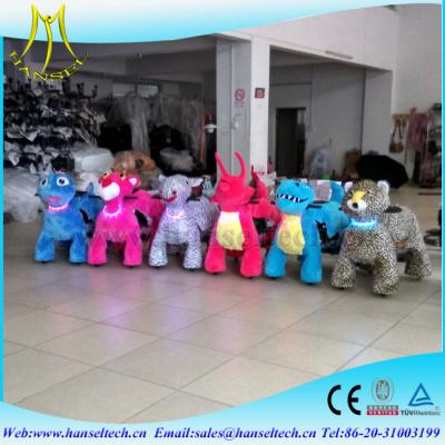 China Hansel game room equipment indoor play parkused amusement park rides kiddy ride machine	electric ride on horse toy for sale